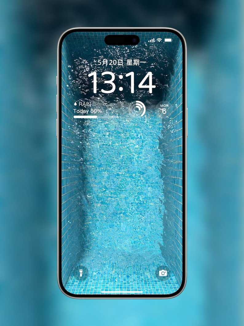 Swimming Pool Phone Wallpaper,whimsical Wallpapers Iphone, Minimalist ...