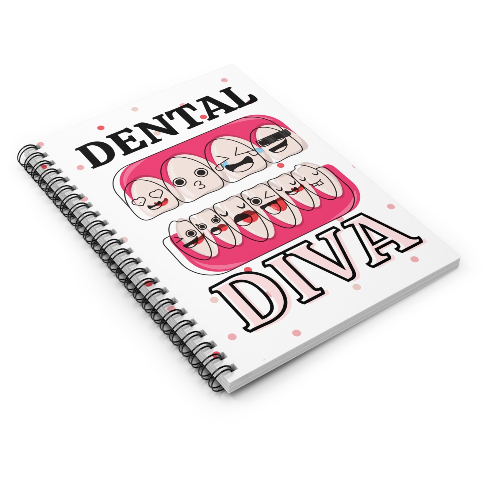 Dental Diva Spiral Notebook Cute Dental Note Pad Dental Assistant Gift ...