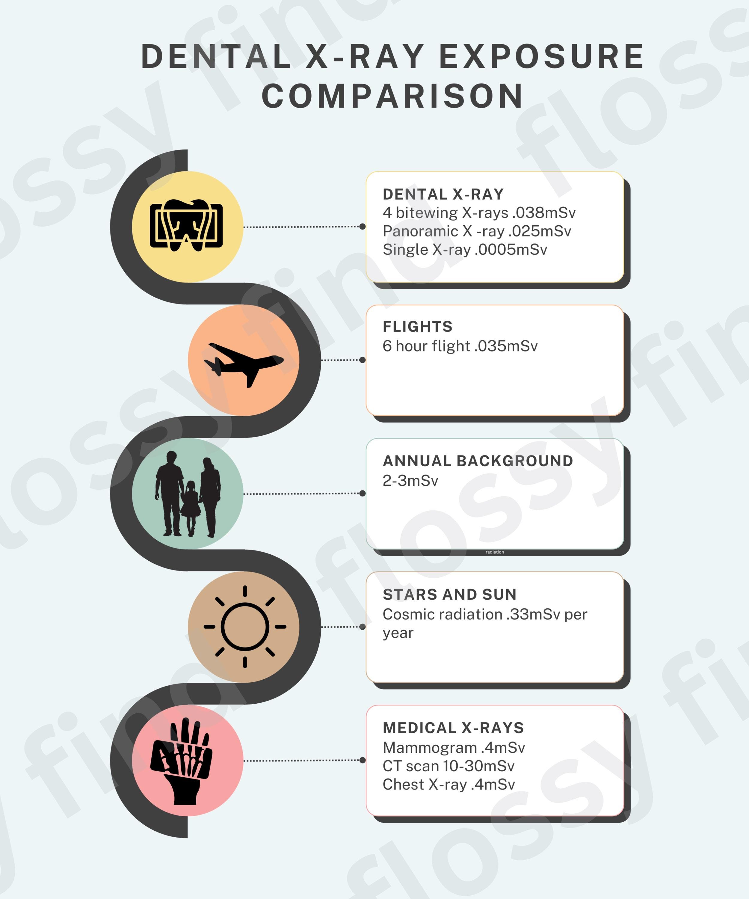 Dental X-ray Exposure Chart: Dentist Office Wall Art (digital Download ...