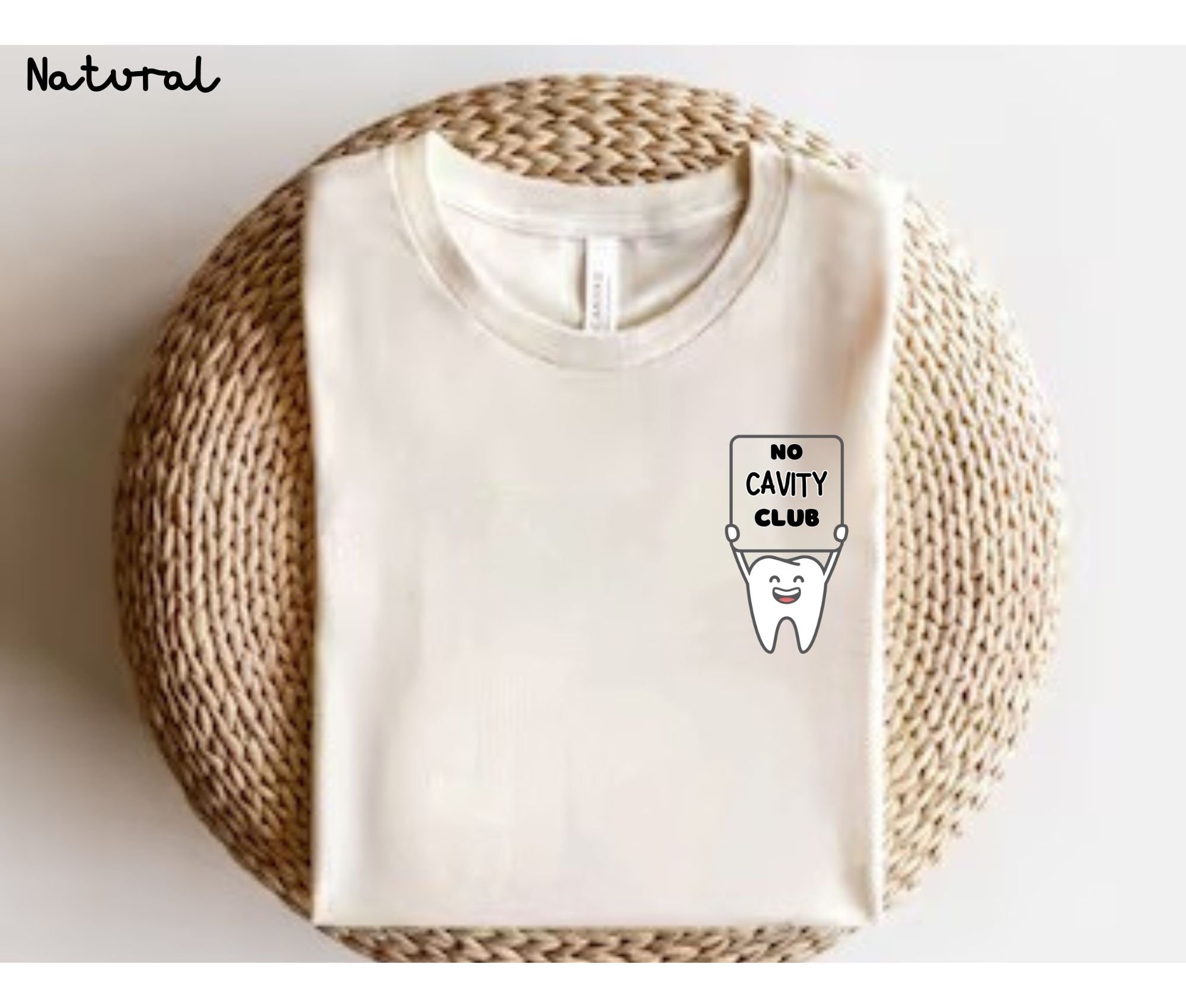 No Cavity Club Shirt Funny Tooth Shirt Tooth Holding Sign Tshirt Dental ...