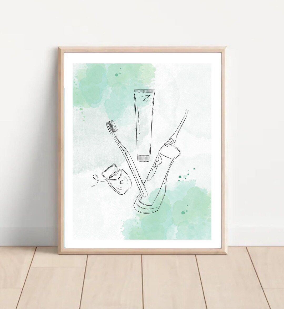 Dental Hygiene Wall Art, Periodontal Health Decor, Periodontist Gift ...