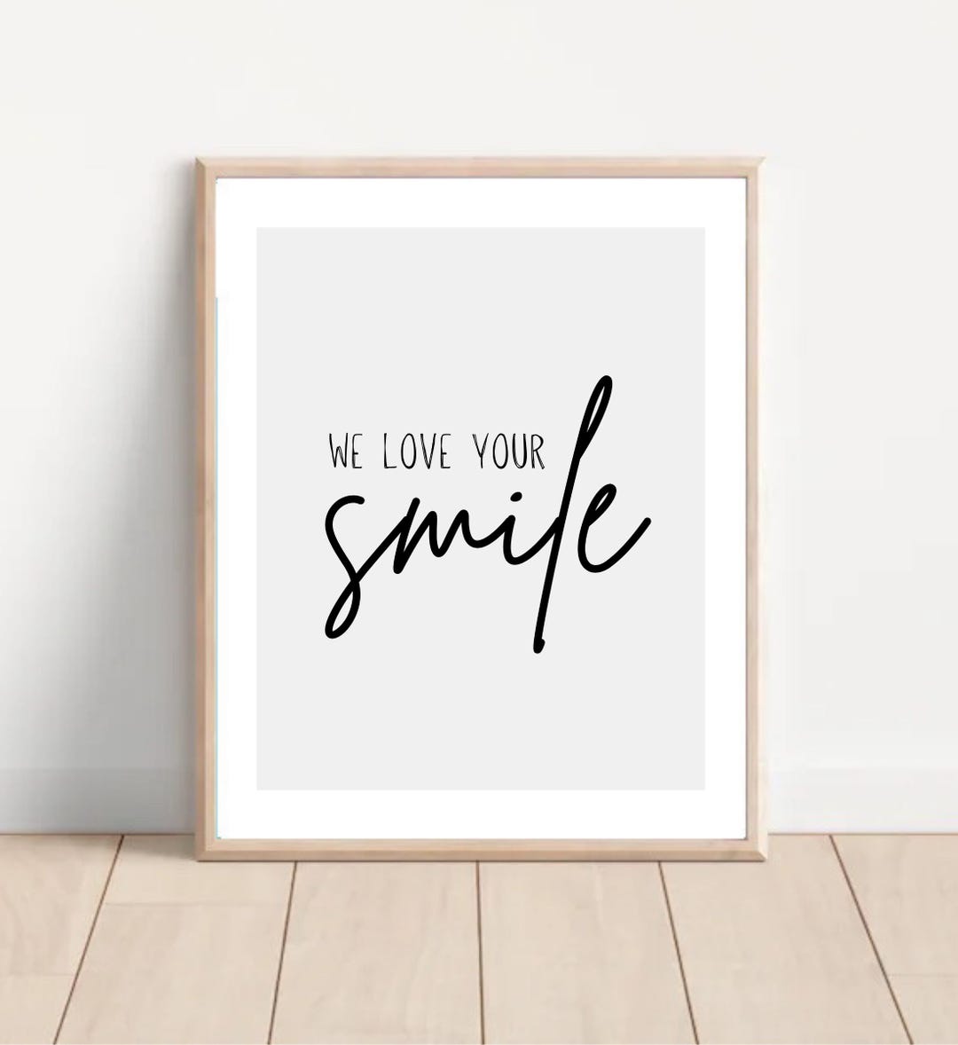 We Love Your Smile Dental Office Decor Dentist Wall Art Dental Office ...