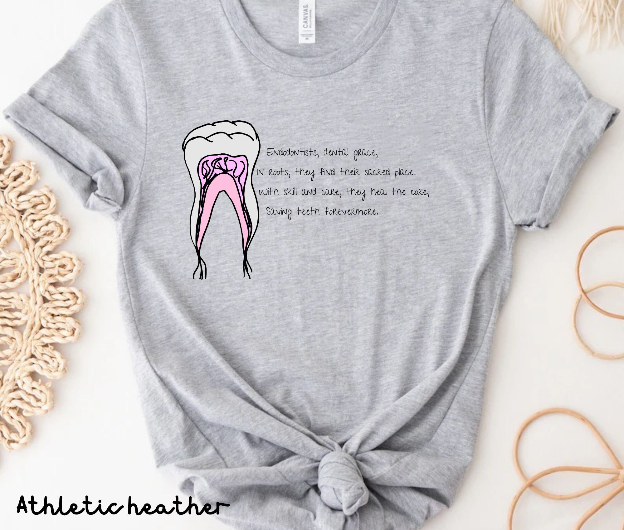 Endodontist Poem Shirt, Cute Endodontics T Shirt, Dentist Tee, Future ...