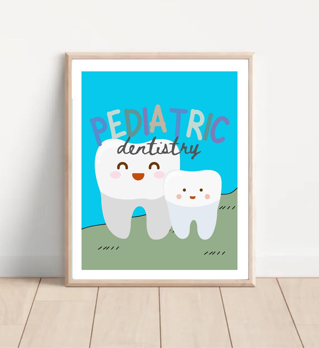 Pediatric Dentistry Wall Art, Dental Office Decor, Pediatrics Office ...