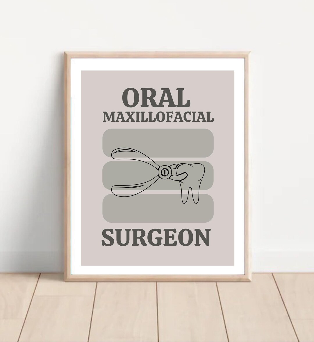Oral Maxillofacial Surgeon Office Wall Art Oral Surgeon Decor Oral ...