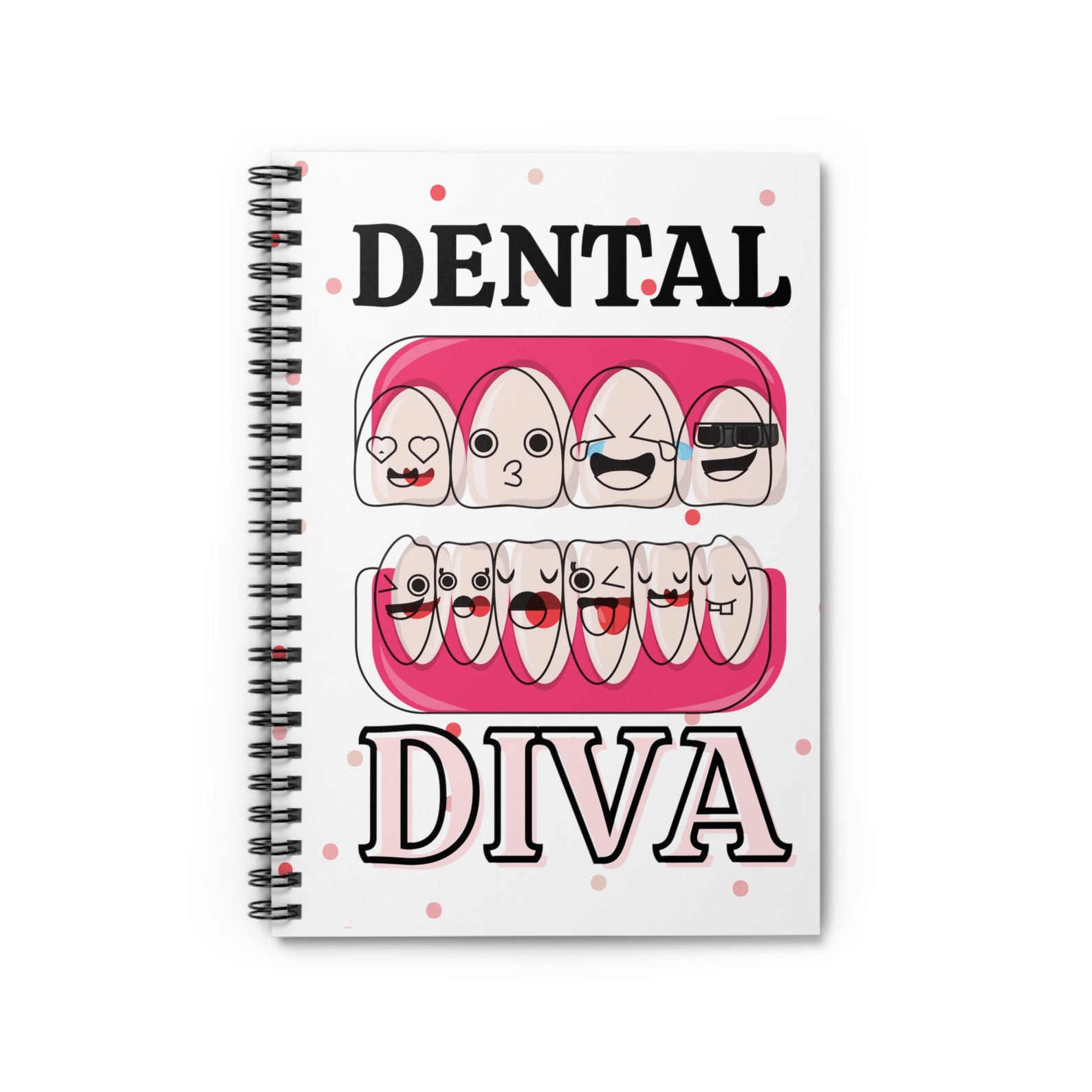Dental Diva Spiral Notebook Cute Dental Note Pad Dental Assistant Gift ...