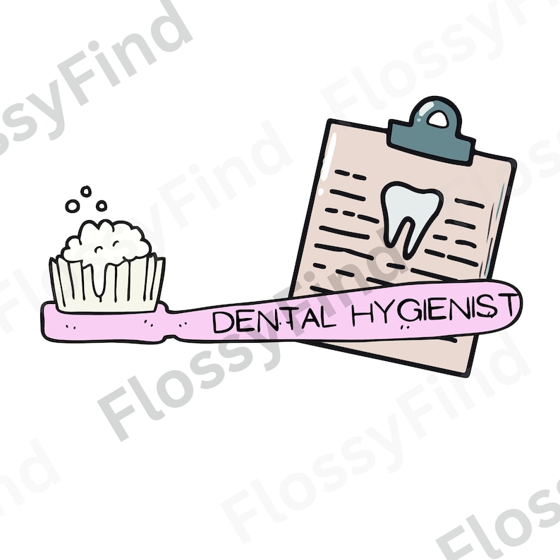 Dental Hygiene PNG, Hygienist SVG, RDH Download, Dental Art, Toothbrush ...