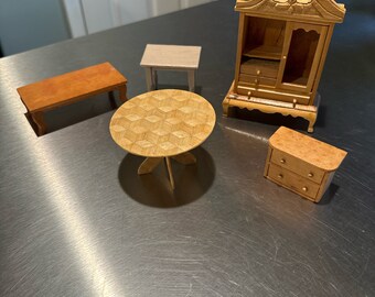 Dollhouse 1/12 Scale Girl’s Room Furniture - Etsy