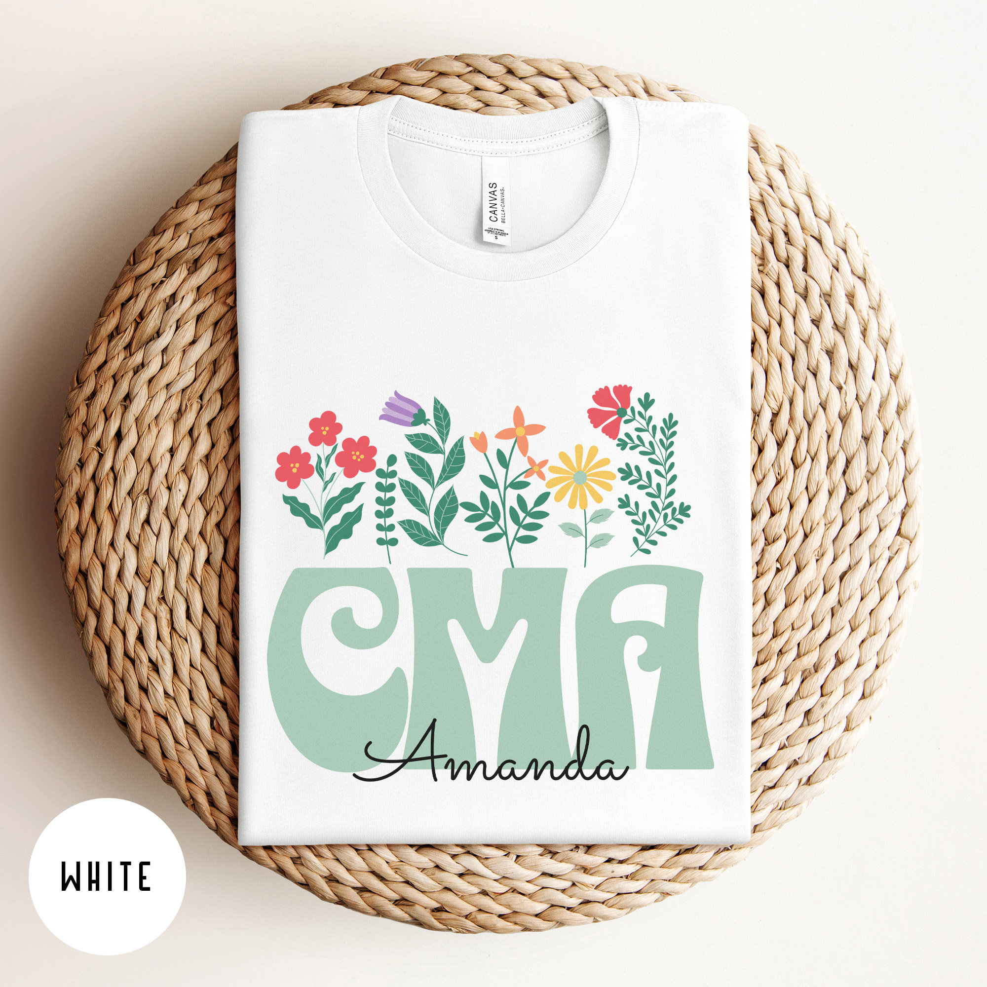 Personalized CMA Nurse Shirt, Custom CMA Nurse T-shirt, CMA Nurse Gift ...