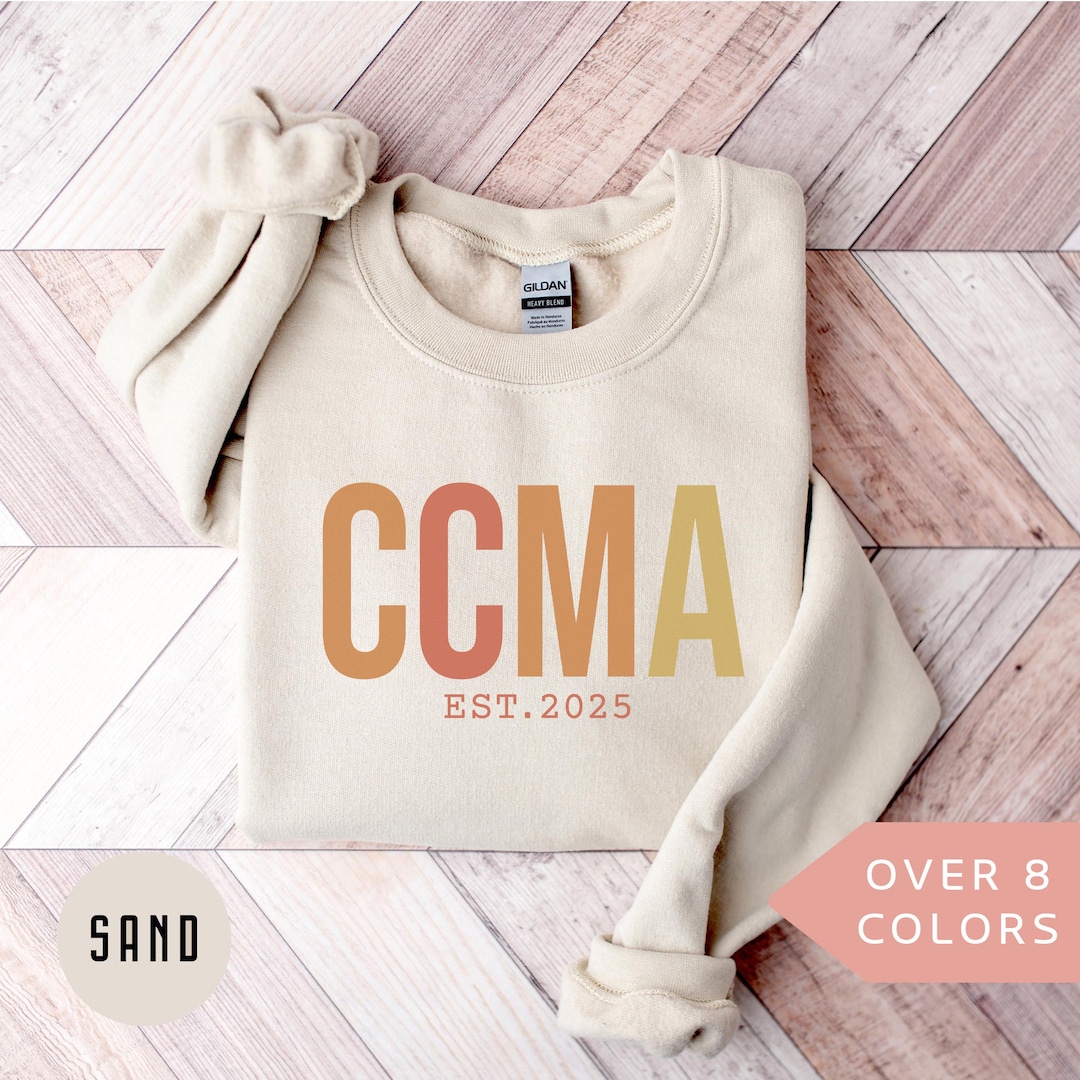 Personalized CCMA Nurse Sweatshirt, Custom CCMA Nurse Shirt, CCMA Nurse ...