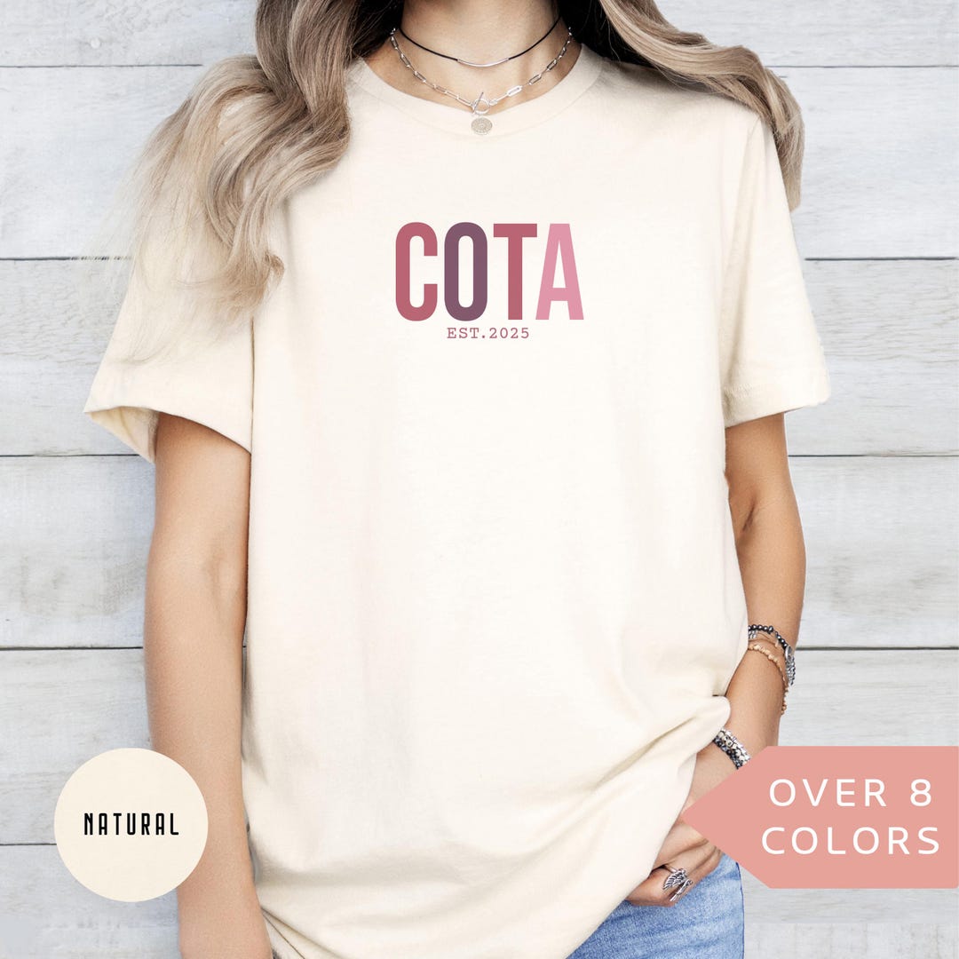Personalized COTA Nurse Shirt, Custom COTA Nurse T-shirt, COTA Nurse ...