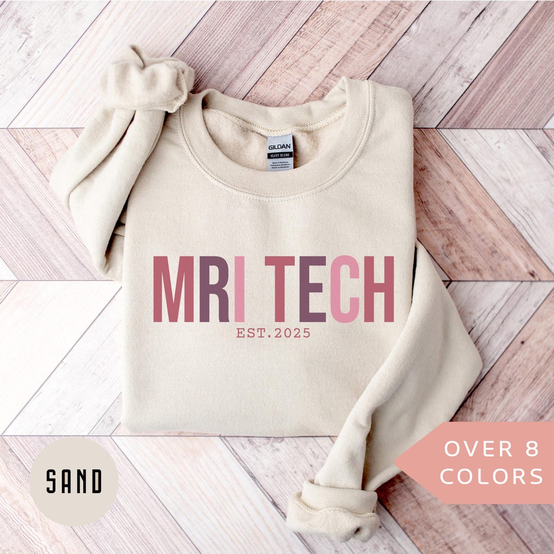 Personalized MRI Tech Sweatshirt, Custom MRI Tech Shirt, MRI Tech Gift ...