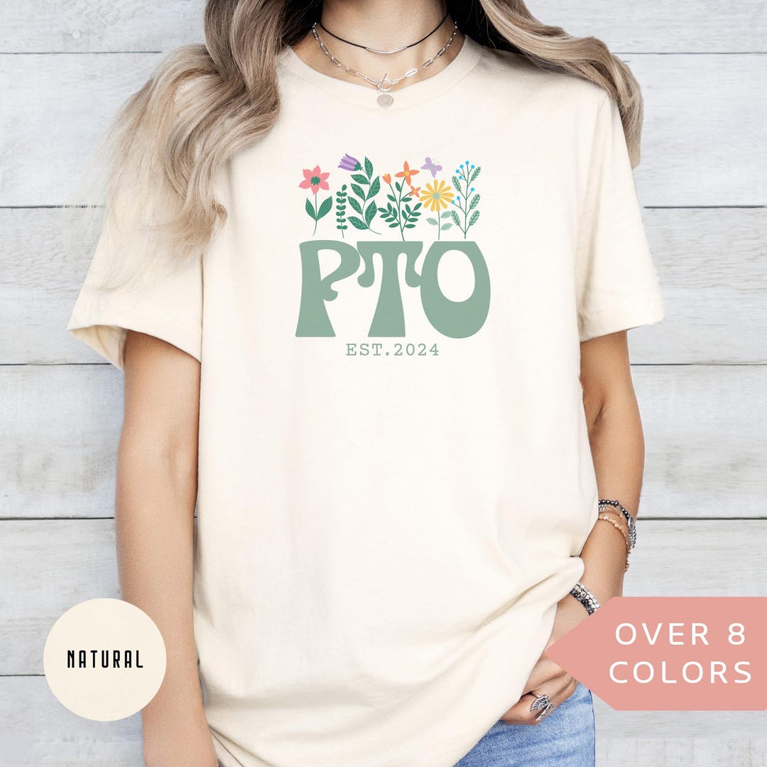 Personalized PTO Shirt, Custom PTO T-shirt, Teacher Appreciation Gift ...