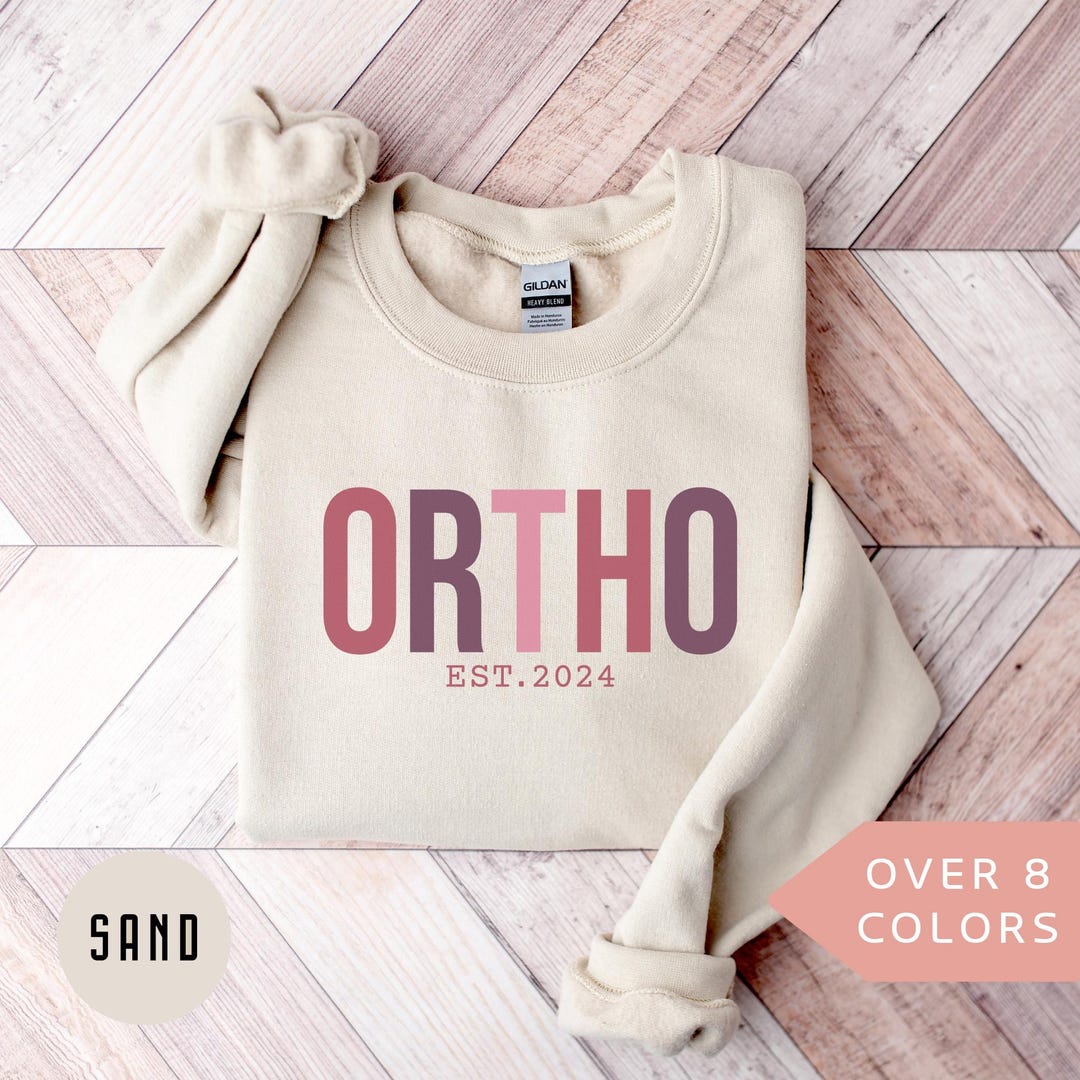 Personalized Ortho Sweatshirt, Custom Ortho Shirt, Orthopedist Gift ...