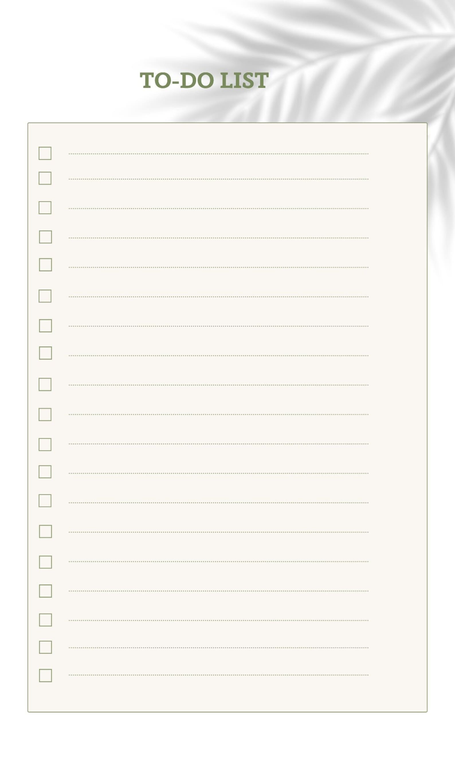 To Do List Theme Sheets - Printable to Do List - Pdf - Digital to Do ...