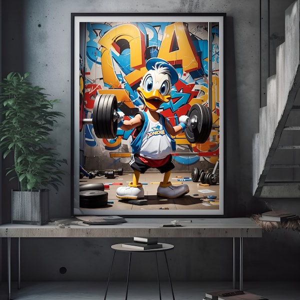 Donald Duck Posters - Etsy