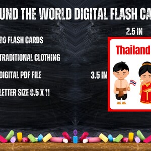 Digital Around the World Flash Cards - Traditional Clothing - Costumes ...
