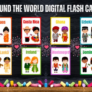 Digital Around the World Flash Cards - Traditional Clothing - Costumes ...