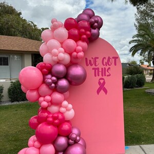 Breast Cancer Balloon Arch - Etsy