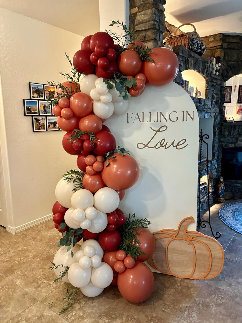 DIY Balloon Arch Kit - Falling in Love- Deep Autumn Fall Color Scheme ...