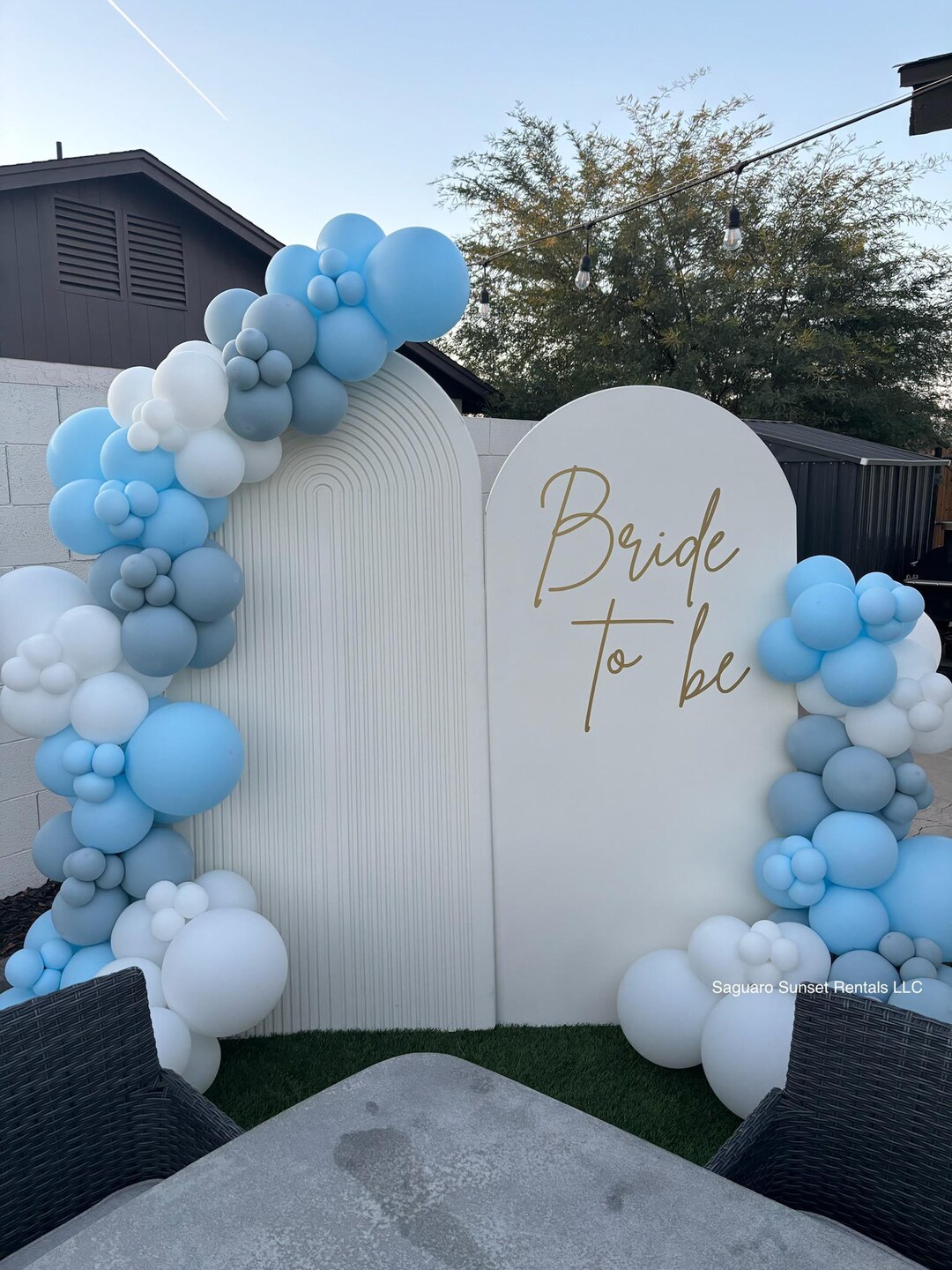 DIY Balloon Arch Kit - Something Blue Before I Do- Dusty Blue, Baby ...