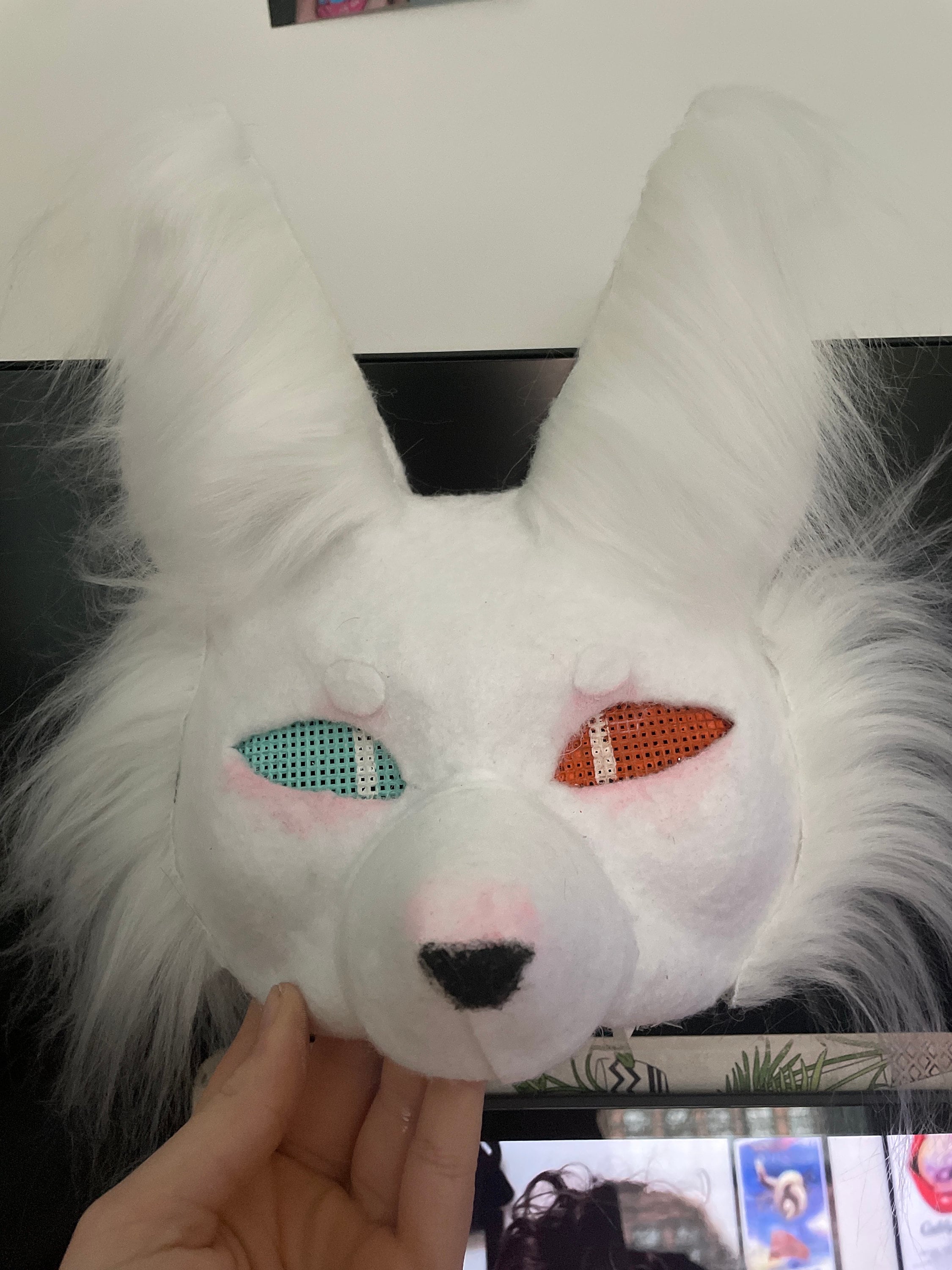 ON HOLD Do Not Buy Arctic Fox Mask - Etsy Ireland