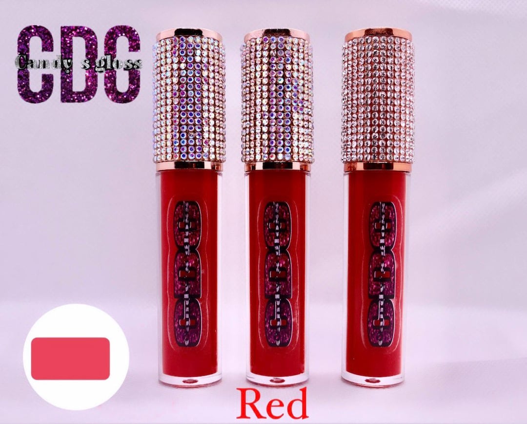 Red Lip Gloss High Shine Hydrating and Nonsticky Formula Ultra Glossy ...