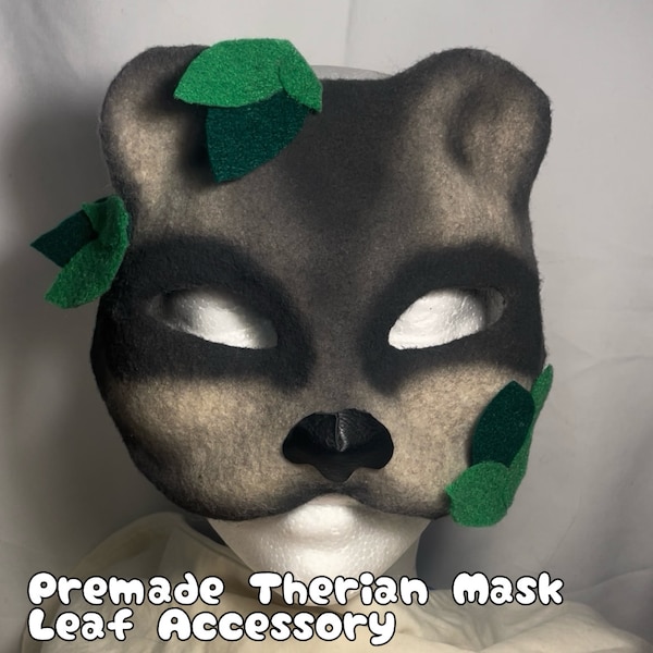Therian Raccoon Mask - Etsy