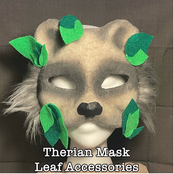 Therian Raccoon Mask - Etsy