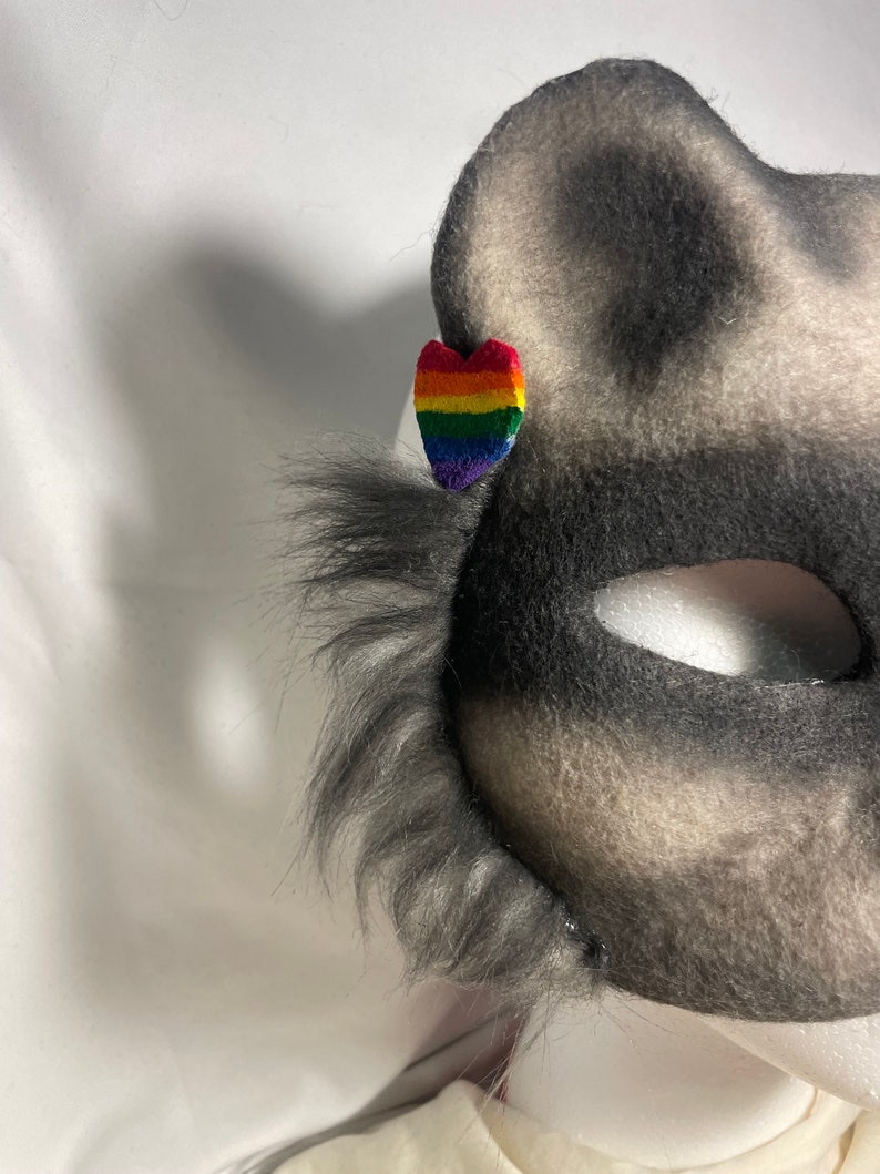 PRIDE HEART 3 Therian Mask Accessories - Etsy