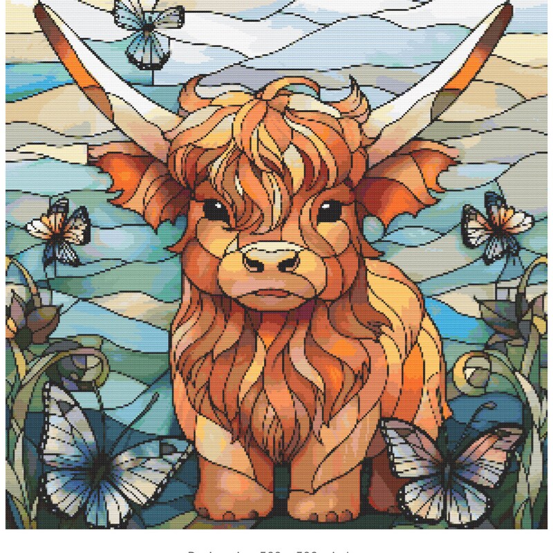 Cow Cross Stitch - Etsy