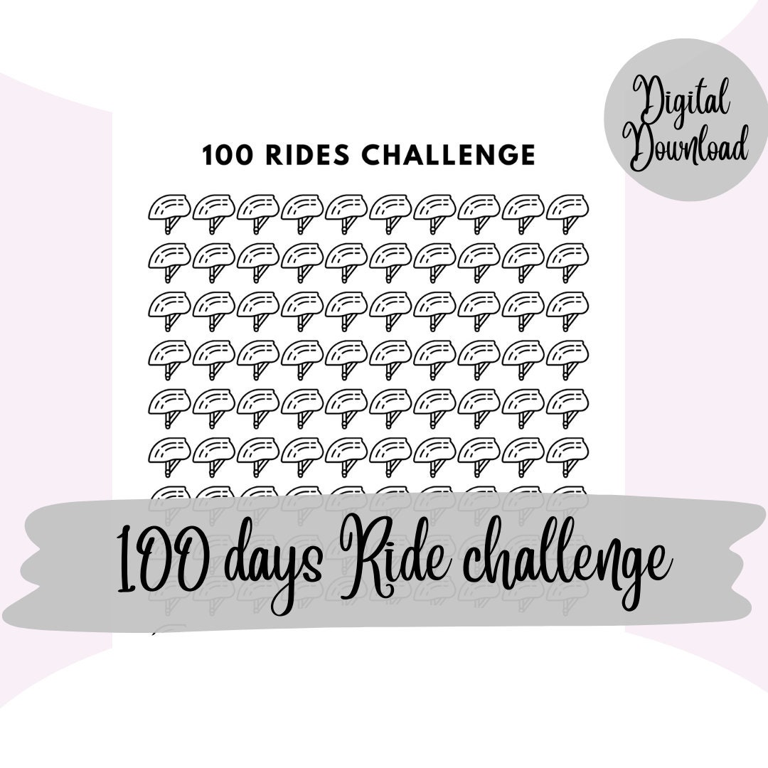 100 Days Rides Challenge, Biking Tracker, Cycling Tracker, Fitness ...