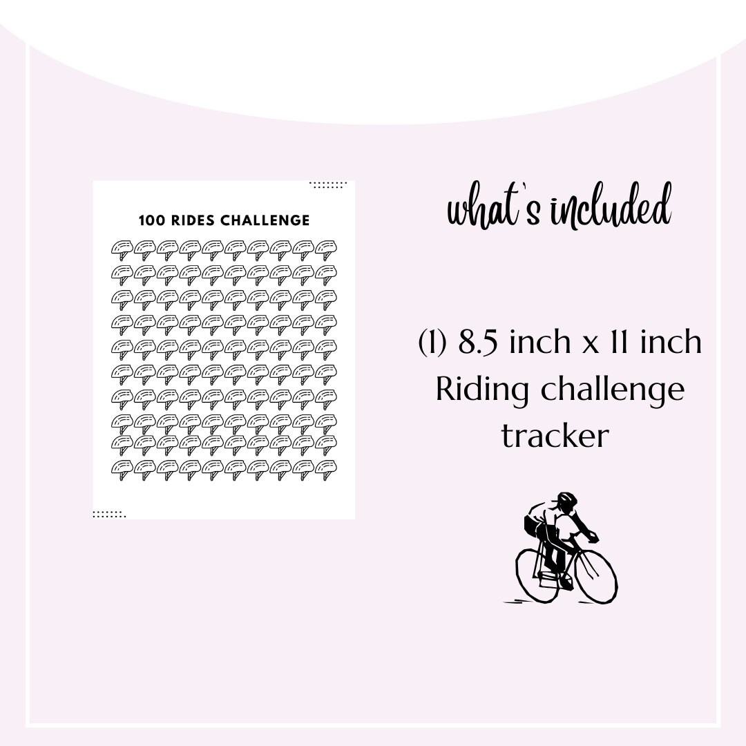 100 Days Rides Challenge, Biking Tracker, Cycling Tracker, Fitness ...