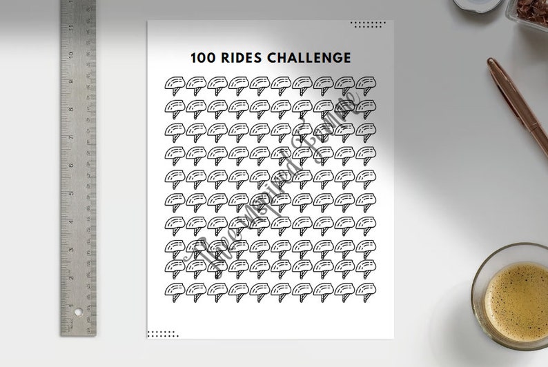 100 Days Rides Challenge, Biking Tracker, Cycling Tracker, Fitness ...