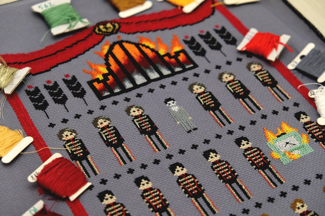 Marching Band Comeback Aesthetics Cross Stitch Pattern – Emo Sampler Pt ...