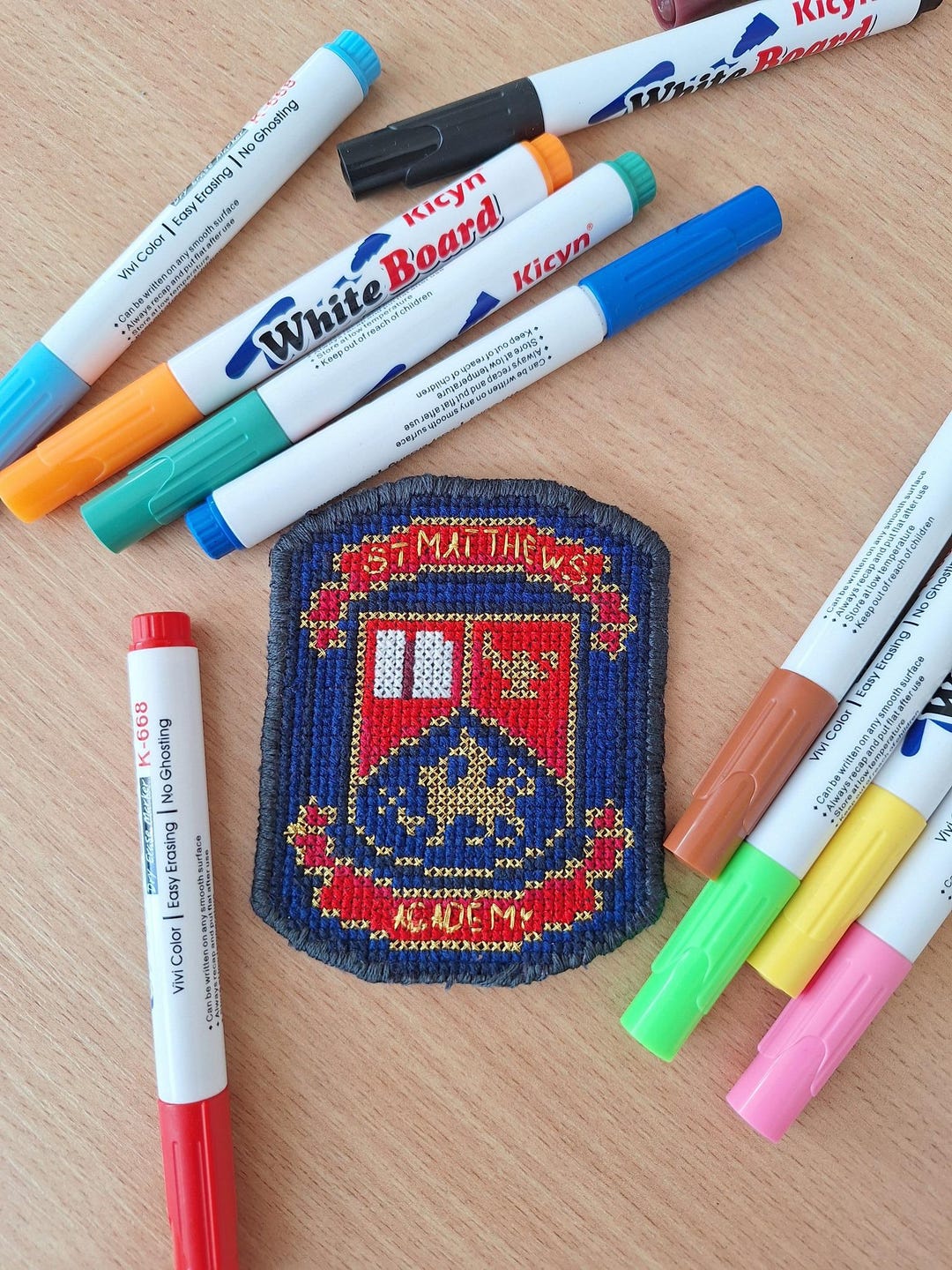 Emo Band Cross Stitch Patch Pattern – My Chemical Romance Fan Art, DIY ...