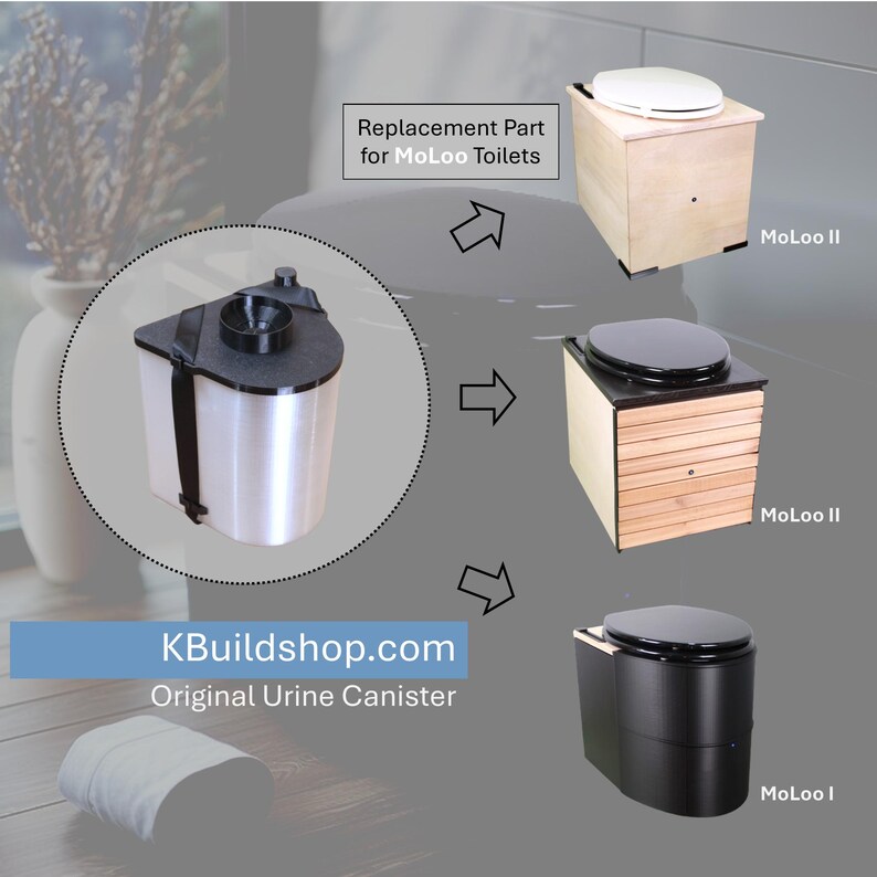 Self-odor-sealing Urine Canister for DIY Composting Toilet - Original ...