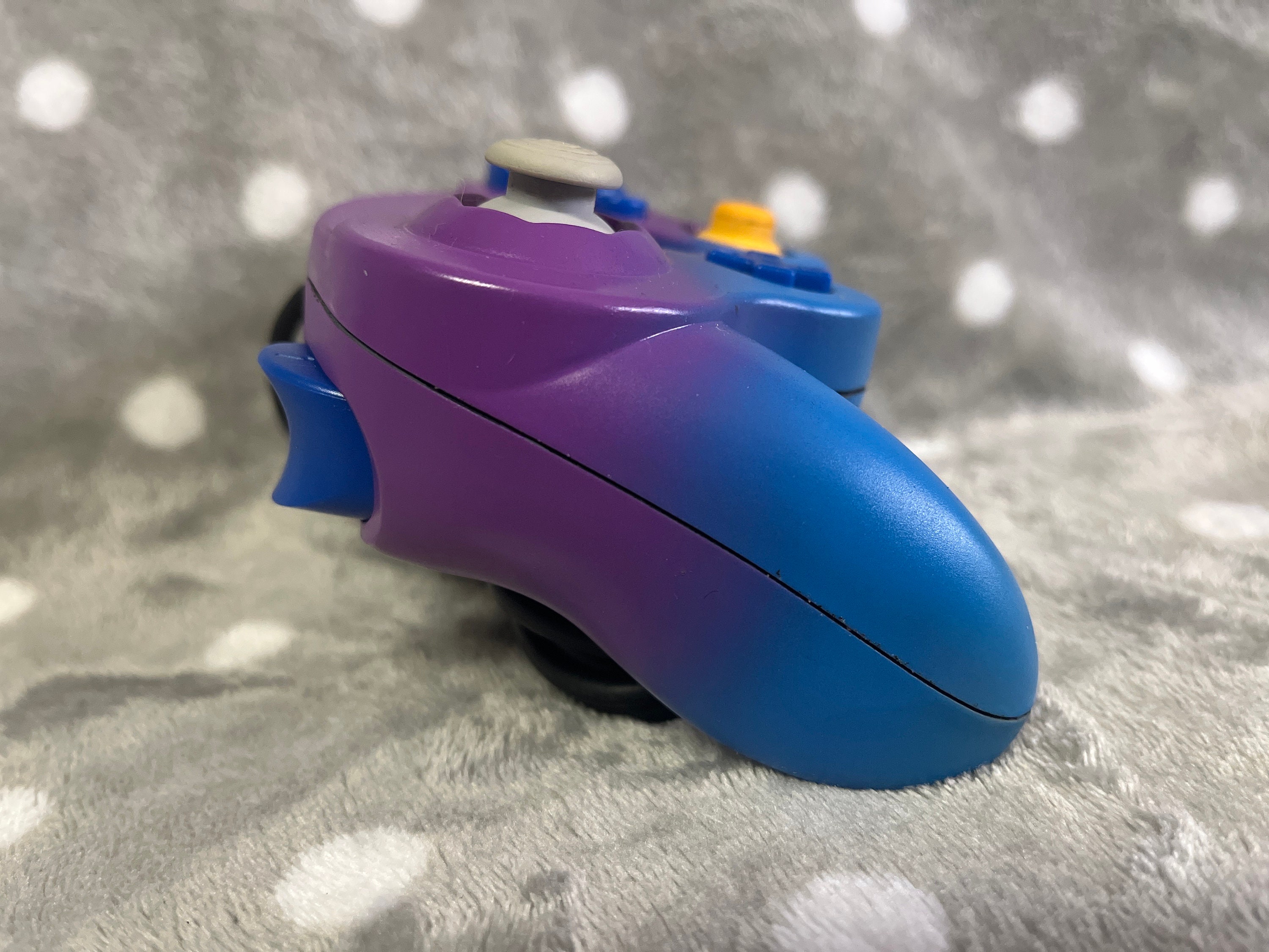 Custom Painted Purple and Blue OEM Gamecube Controller - Etsy