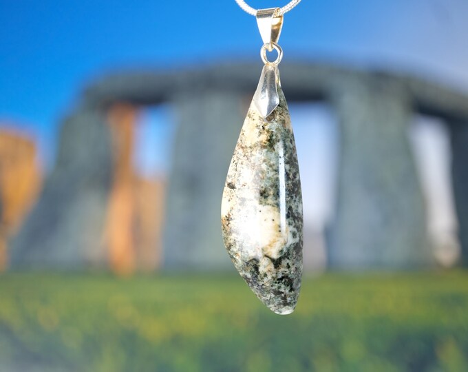 Preseli Bluestone (stonehenge) Pendant Necklace - Etsy
