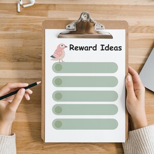 Bird Reward Chart for Kids With Printable Achievement Award and Idea ...