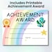 Dragon Reward Chart for Kids With Printable Achievement Award and Idea ...