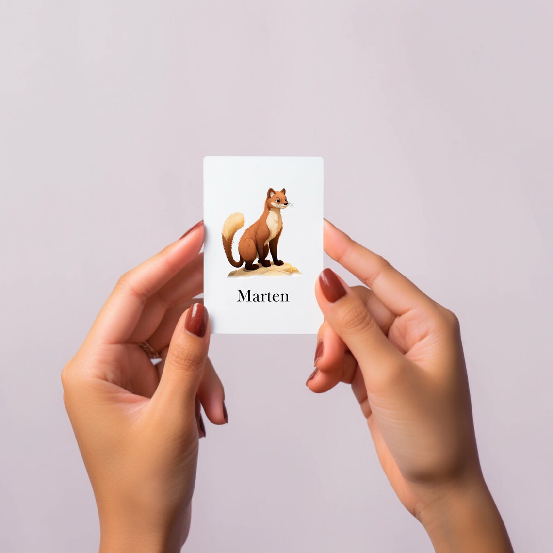 Boreal Forest Animal Printable Flash Cards Learning Tool for Education ...