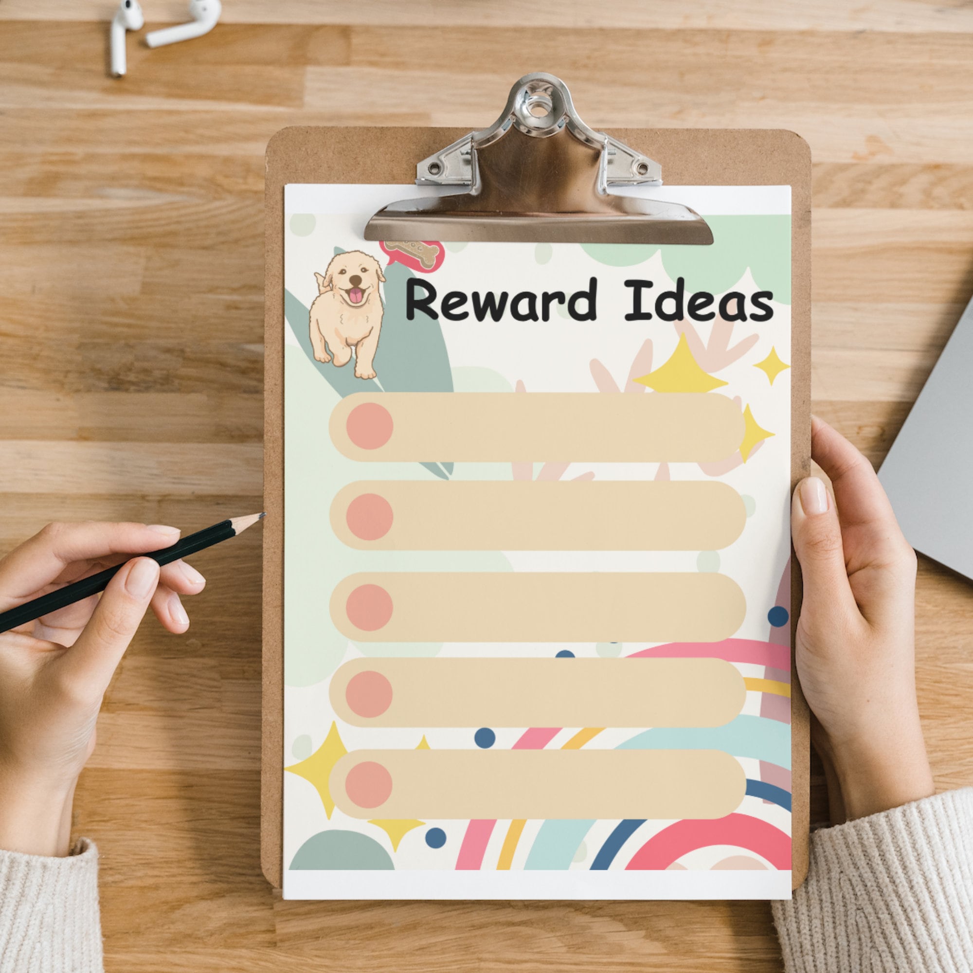 Reward Chart for Kids With Dog Theme Includes Printable - Etsy