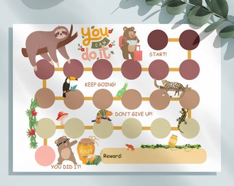 Bird Reward Chart for Kids With Printable Achievement Award and Idea ...