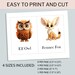 Desert Animal Printable Flash Cards Learning Tool for Education About ...