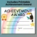 Rainforest Reward Chart for Kids With Printable Achievement Award and ...