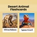 Desert Animal Flashcards Educational Printable Flashcards for Kids ...