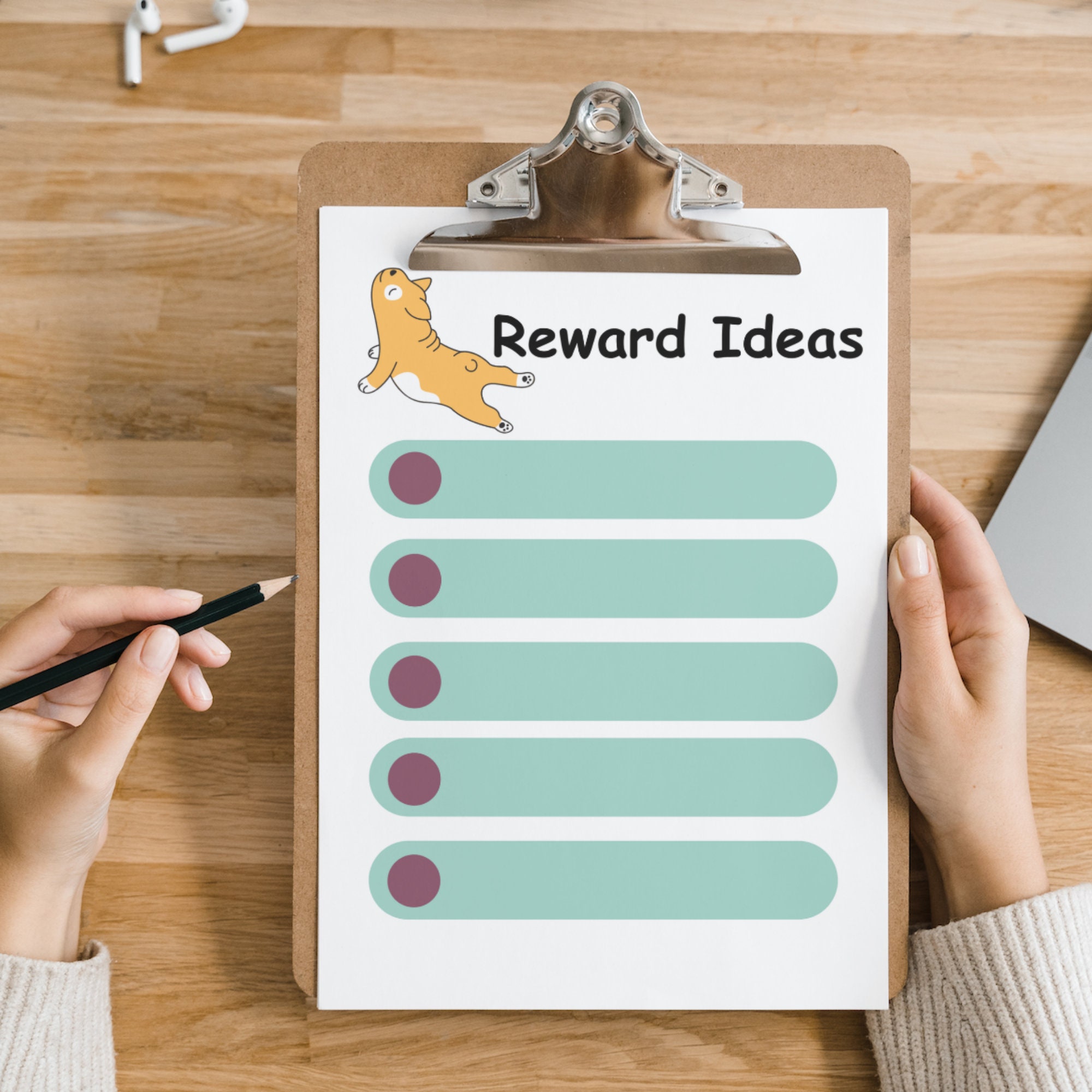 Dog Reward Chart for Kids With Printable Achievement Award and Idea ...