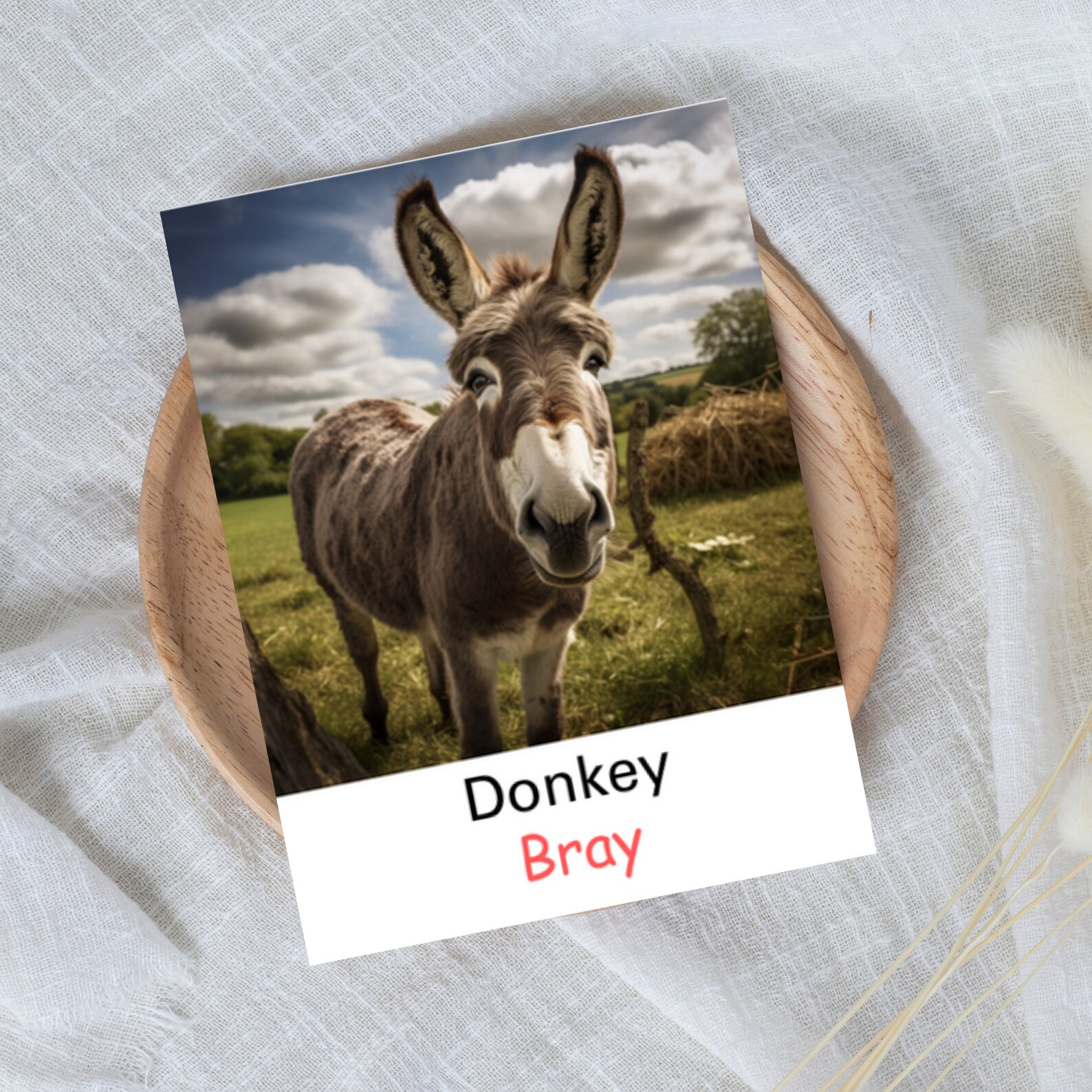 Animal Sound Flashcards Educational Printable Flashcards for Kids ...