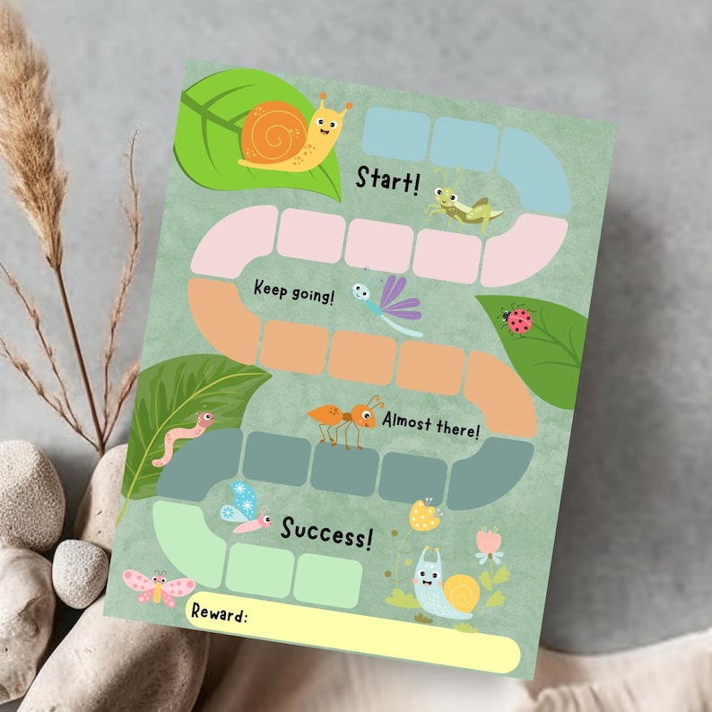 Insects Reward Chart for Kids With Printable Achievement Award and Idea ...